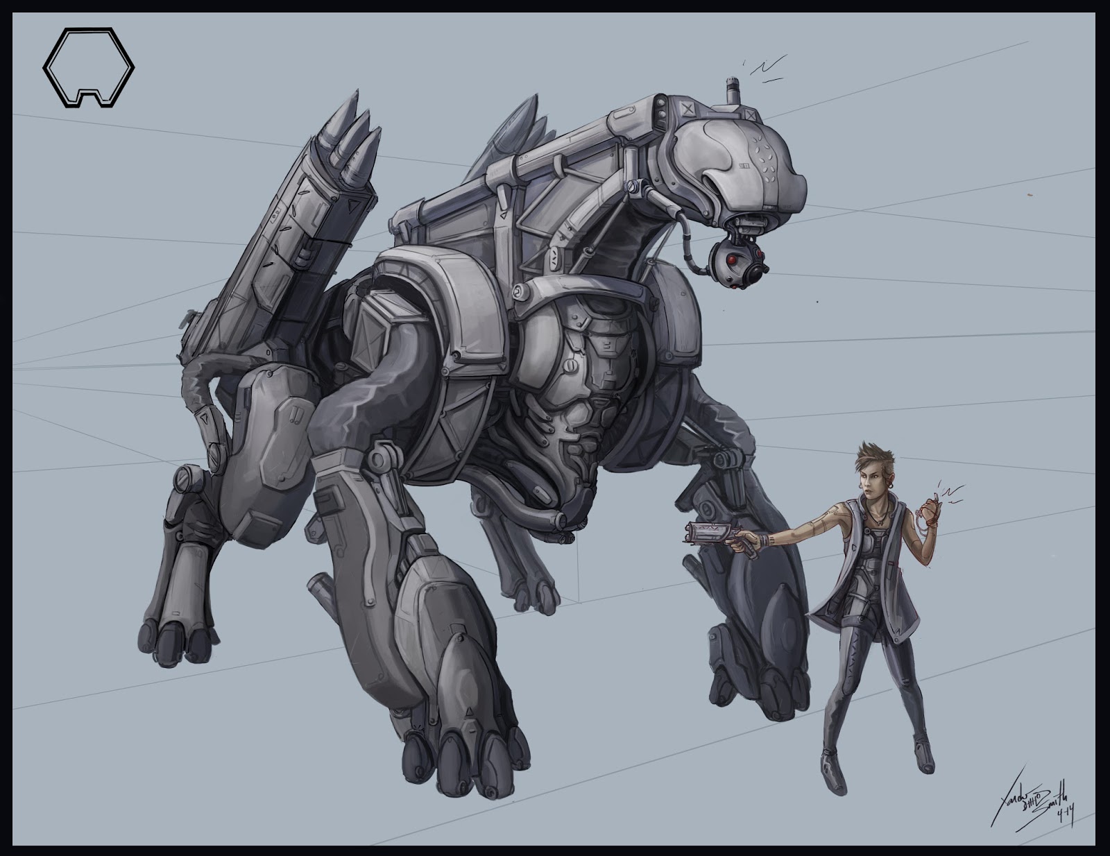 ZombieFishProductions: Biomech and Trojan Mech Project