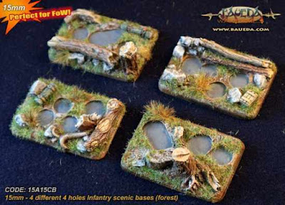 Tabletop Fix: Baueda Wargames - New 15mm Scenic Bases