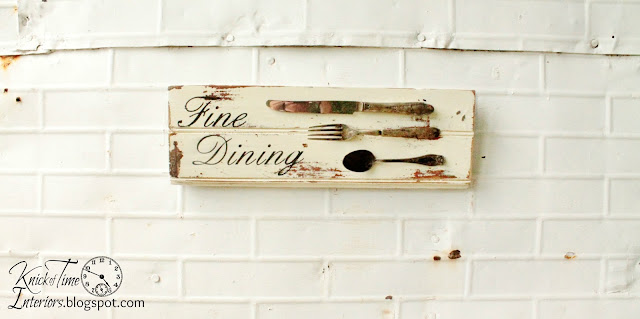 Antique Silverware - {Fine Dining Sign} - Knick of Time