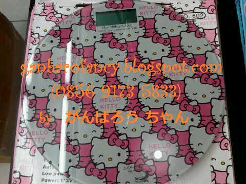 Ganbaro Fancy and Unique: Weight Scale Digital Hello Kitty