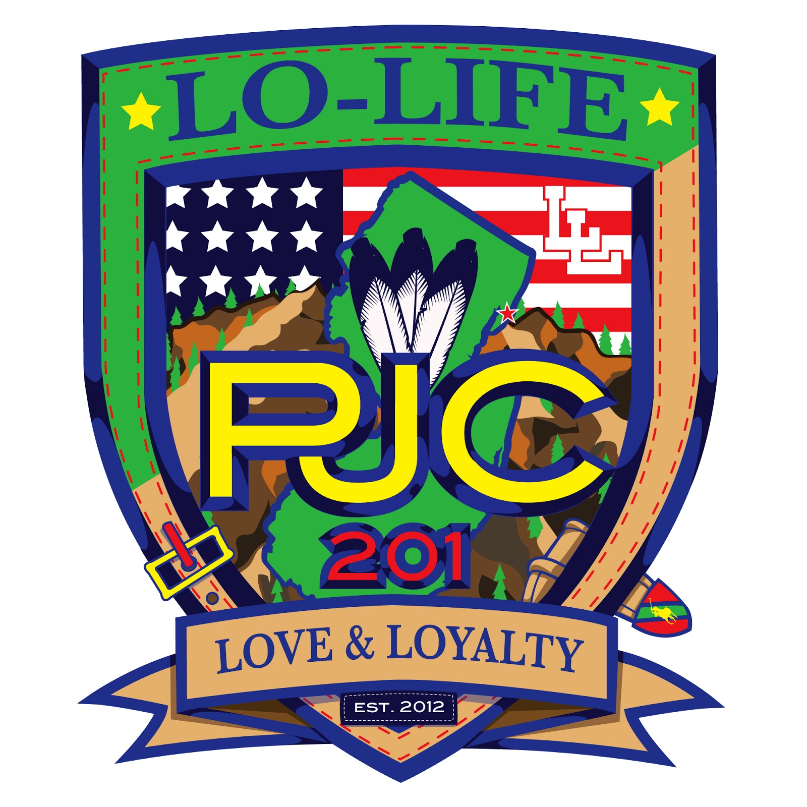 UBMASSIVE: PJC BADGE / LO-LIFE