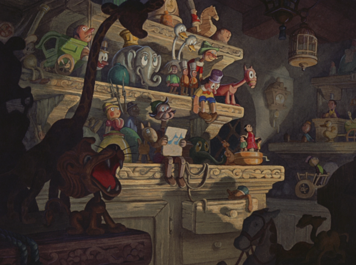 Living Lines Library: Pinocchio (1940) - Backgrounds