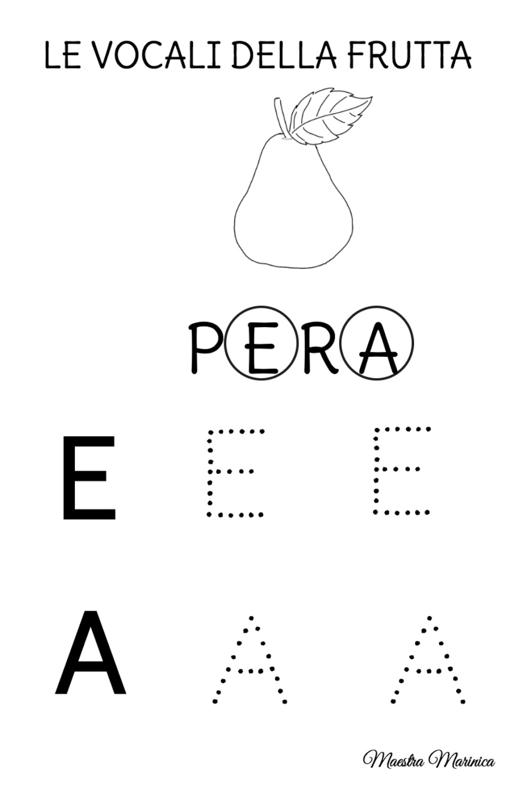 MAESTRA MARINICA: La frutta