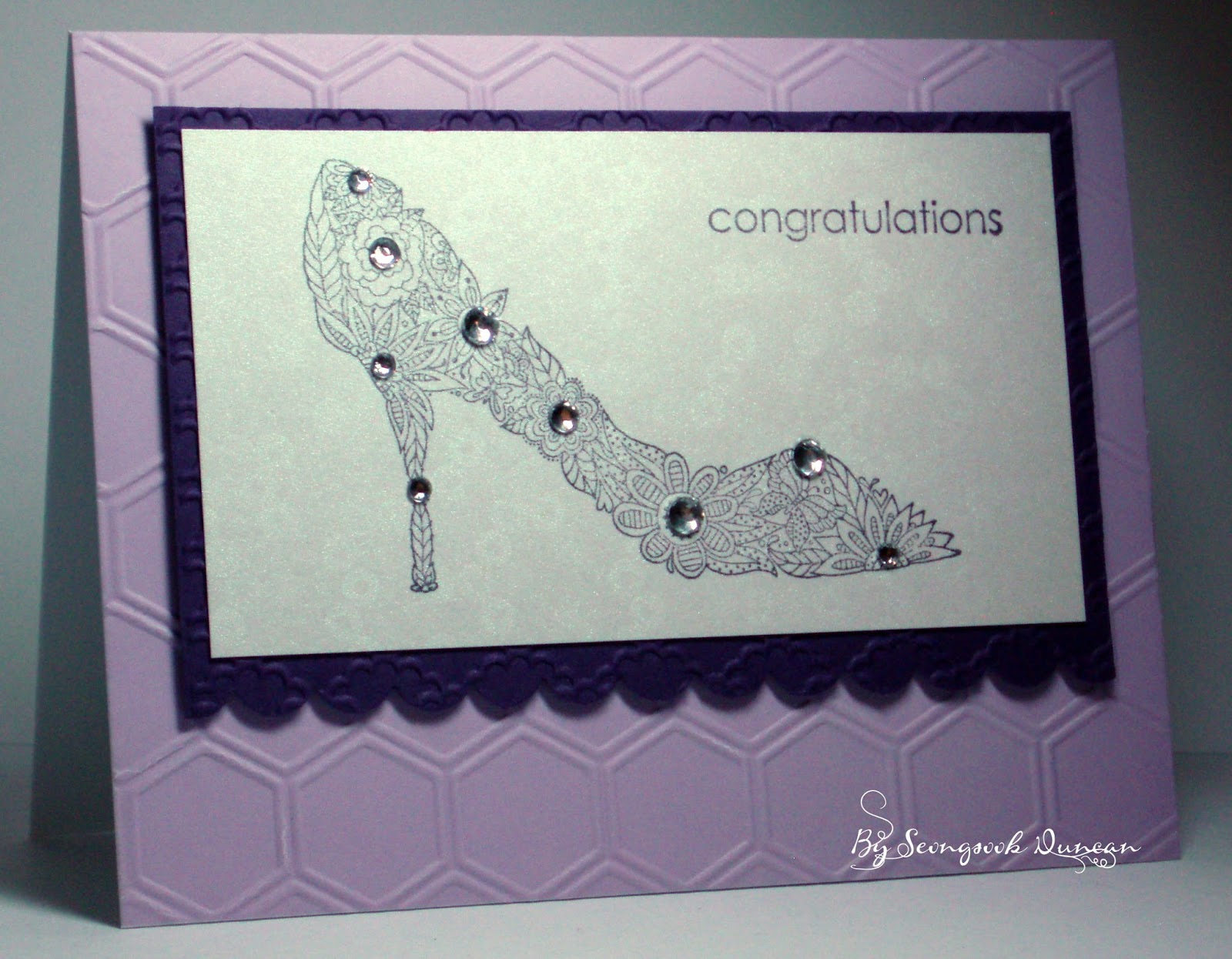 Seongsook's Creations: congratulations - shoe