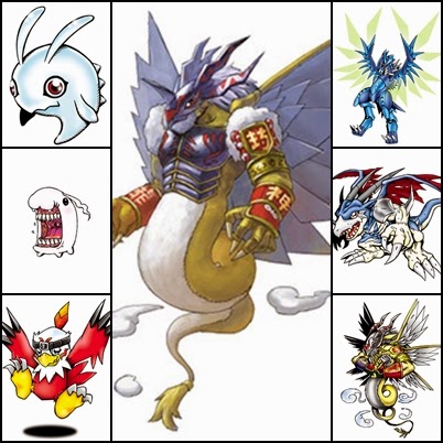 Hawkmon Line Goddramon X ~ MEU×DIGIMON