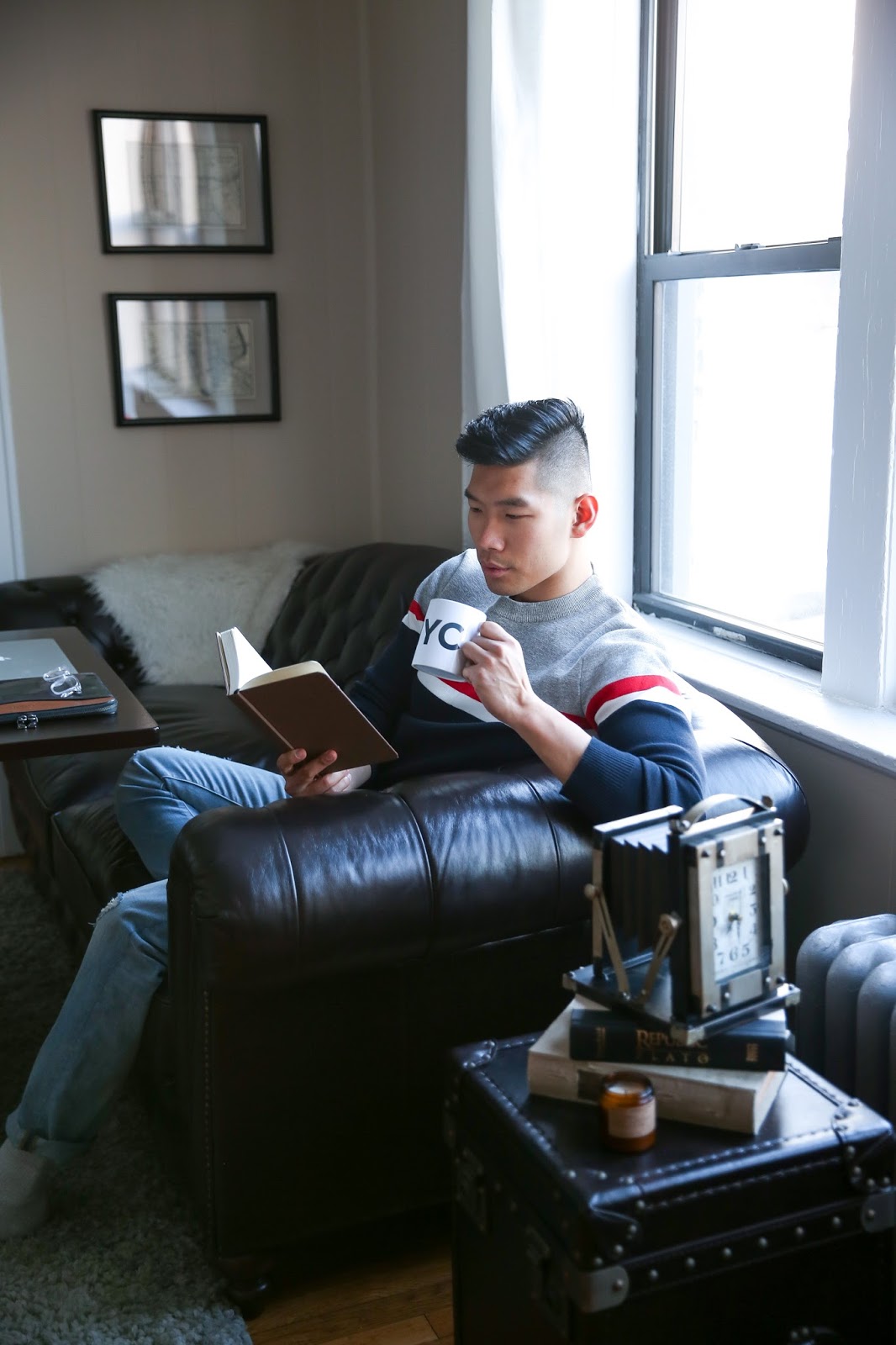 Modern Man Living Room — LEVITATE STYLE