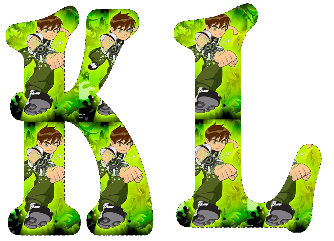 Alfabeto de Ben 10. - Oh my Alfabetos!