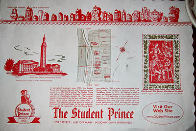 Travels with Auntie M: Student Prince Restaurant, Springfield, MA