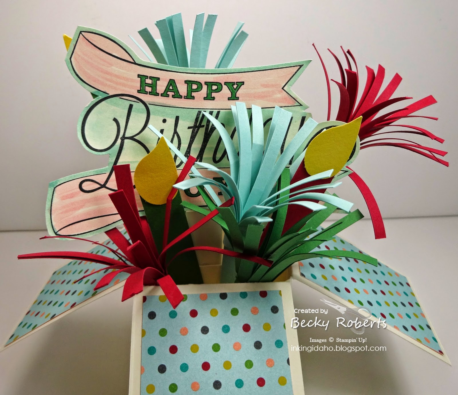 Inking Idaho: Birthday Explosion Boxes