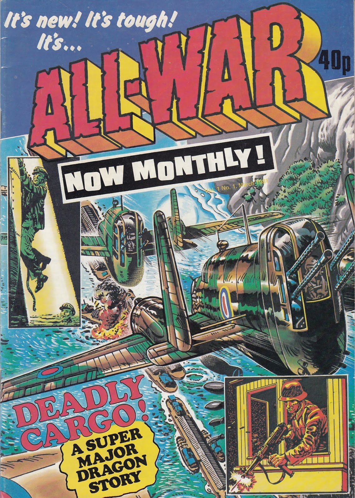 Boys Adventure Comics: All-War monthly - the first 5 issues