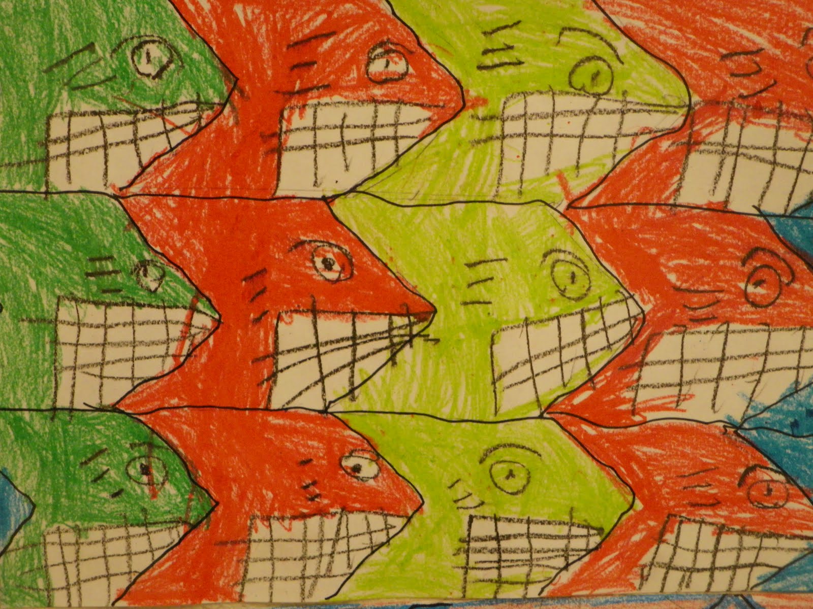 Tales of Frogs and Cupcakes: Tessellations: PART 3