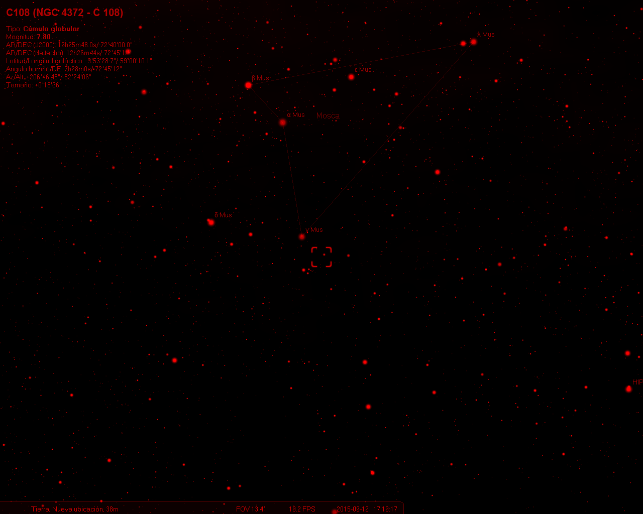 MASALLADELTERCERPLANETA.: AL SUR DE LA CRUZ DEL SUR : NGC 4372