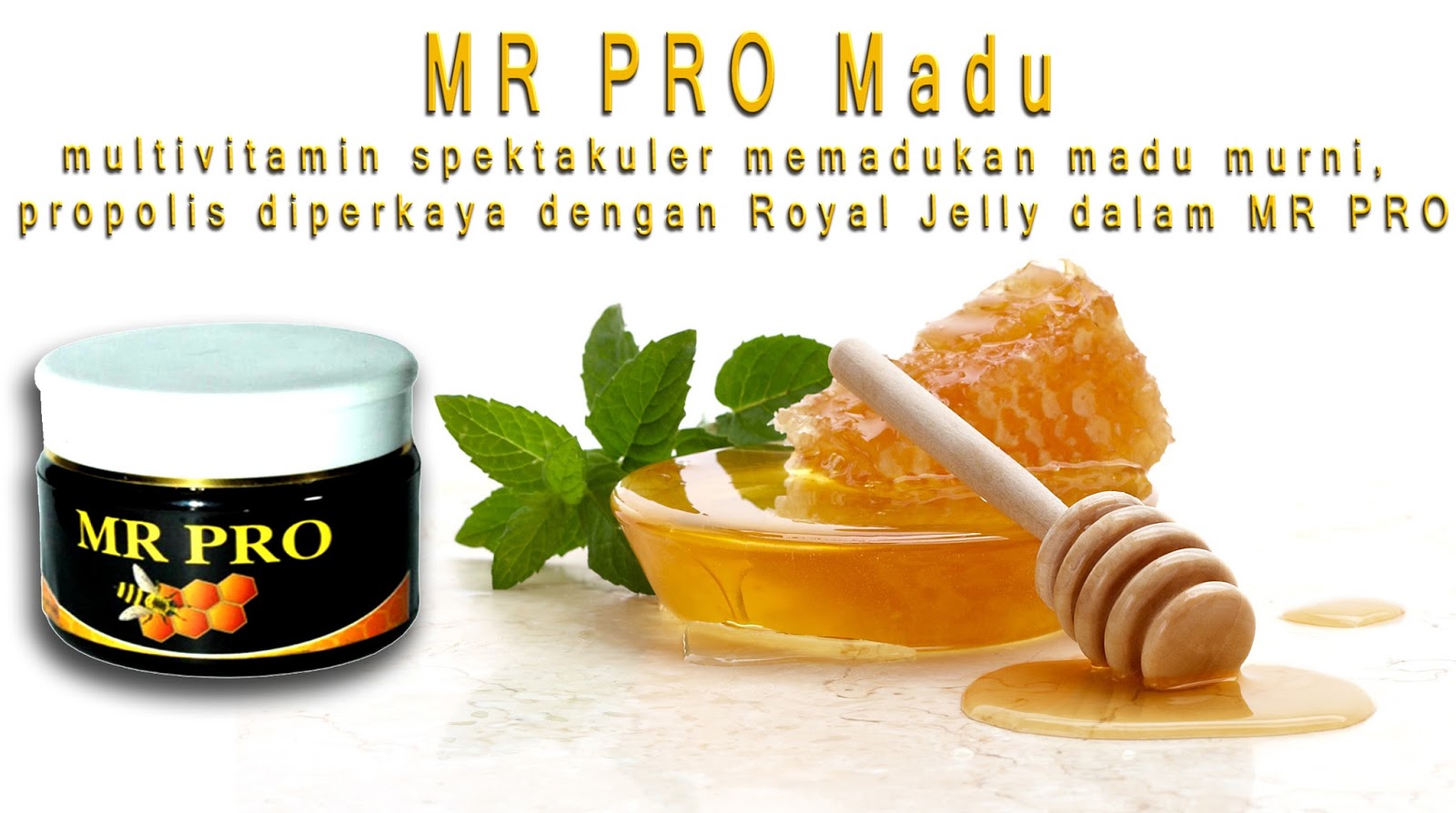 HERBAL HWI: Membuat Badan Berisi Cara Alami Dengan Madu MR PRO