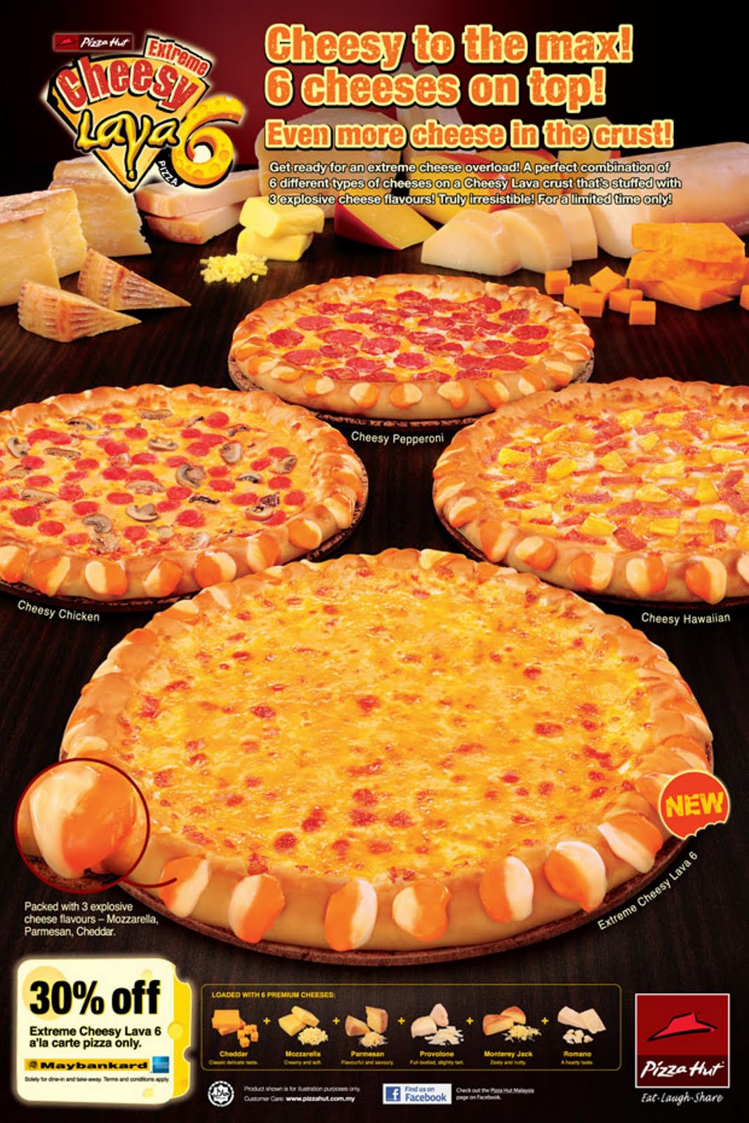 got to try...: Pizza Hut Extreme Cheese Lava 6...