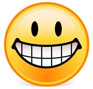 10 Happy Smileys Showing Teeth (Collection) | Smiley Symbol