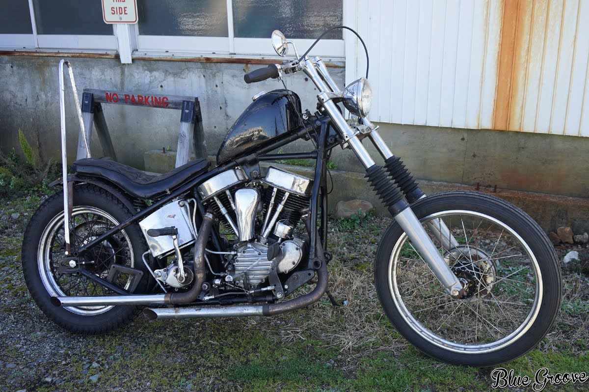 BLUE GROOVE SHOP BLOG: - SOLD - 54`Panhead Chopper
