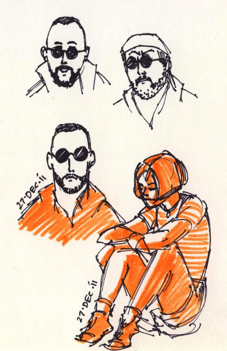 THE GREEDY PENCIL: Day 13 - Leon Sketches