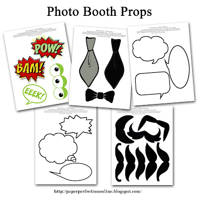 Paper Perfection: Printable Photo Booth Signs and Props