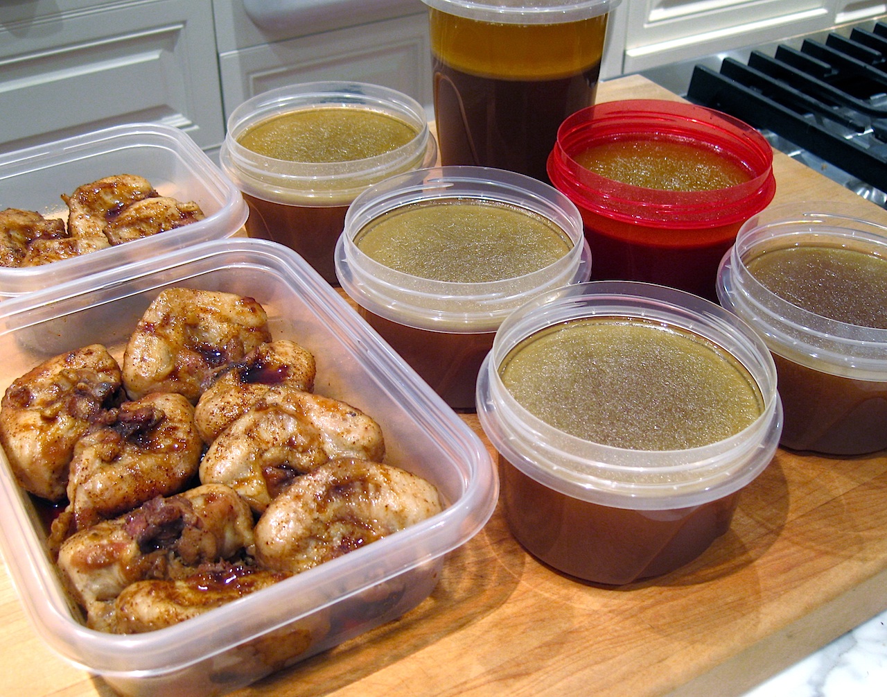 JULES FOOD...: BBQ Turkey Tails with Hoisin Sesame Glaze