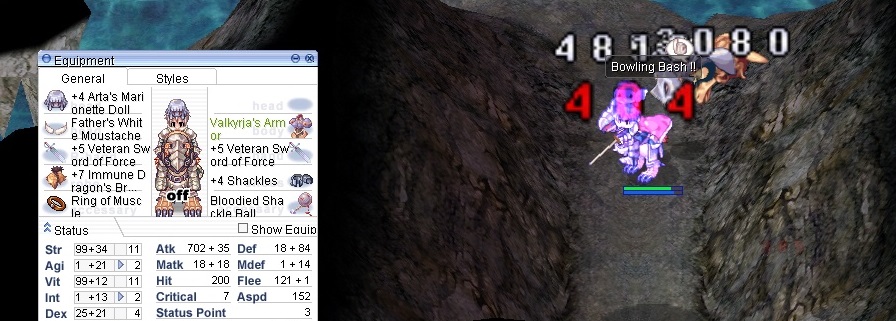 Ragnarok Online Guide: Ragnarok Online Lord Knight PVM Bowling Bash ...