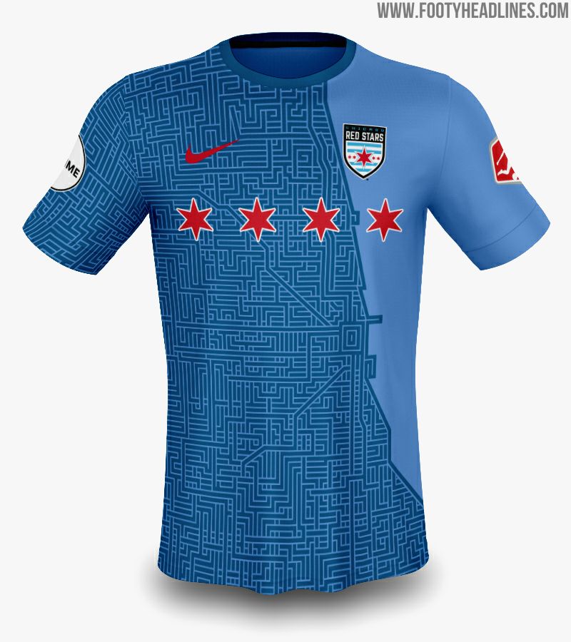 Chicago Red Stars 2019 Home Kit Released - Footy Headlines