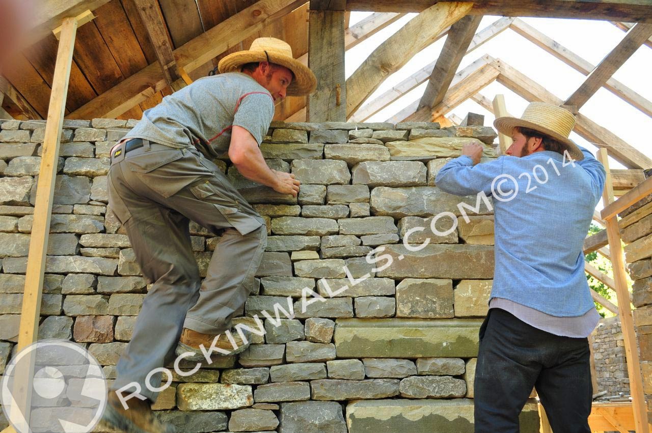 ROCKIN WALLS: 9/2014 Dry Stone Blacksmith Building, Willowbank School ...