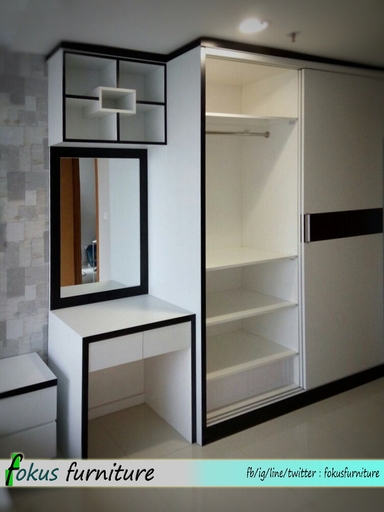 Kamar set di apt the mansion kemayoran | Furniture,Kitchen set ...