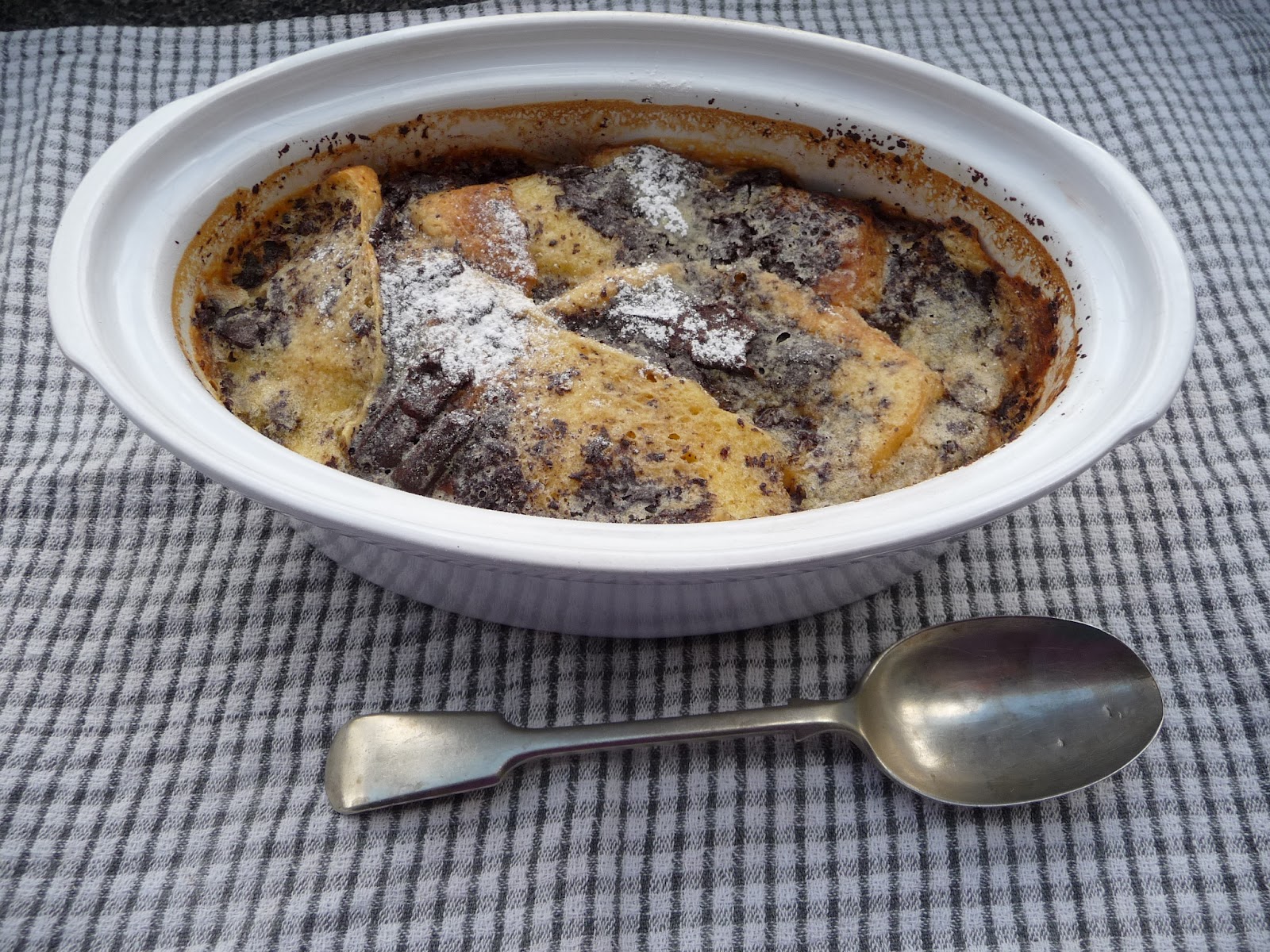 welltested: Chocolate and Croissant Custard Pudding.