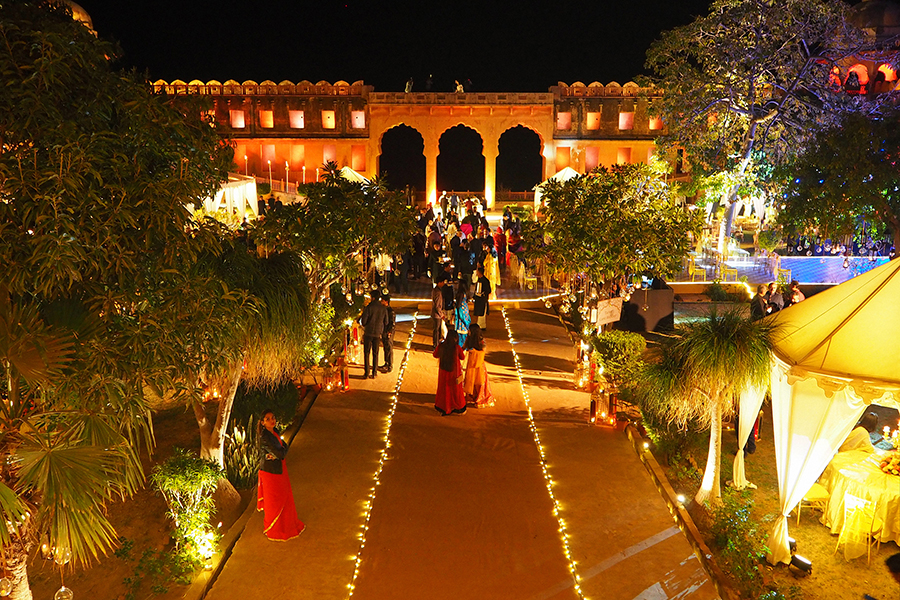 Jaipur, India: A Spectacular Sangeet Party for an Indian Wedding in ...