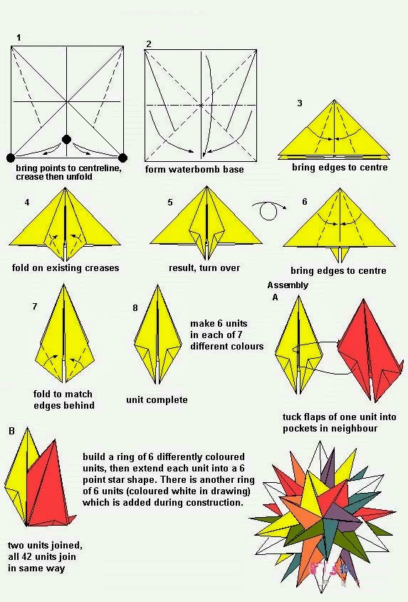 origami sphere instructions ~ easy origami instructions for kids crafts