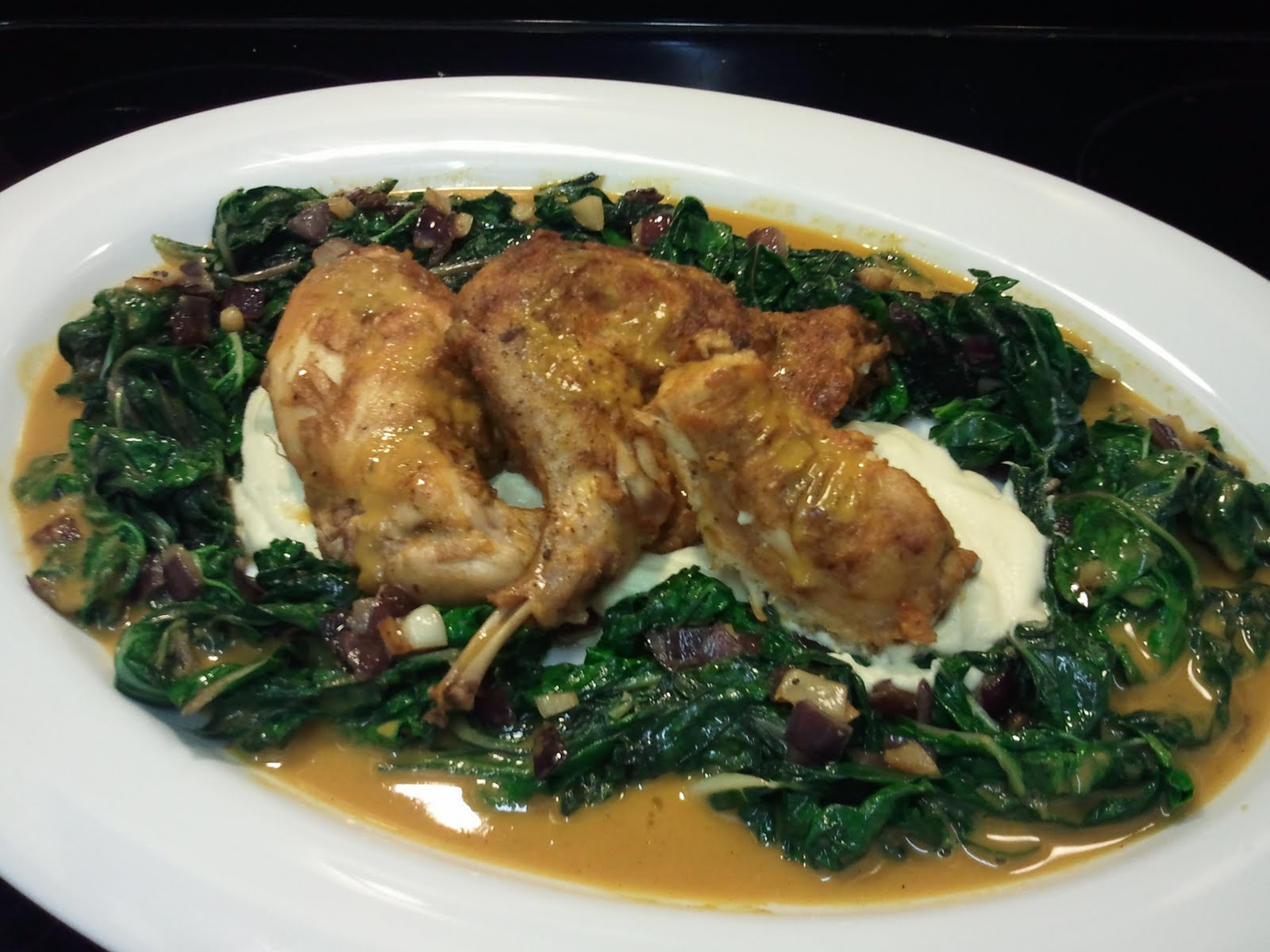 Fresh Rick's - Awesome Food from Home: Braised Rabbit with Almond Puree ...