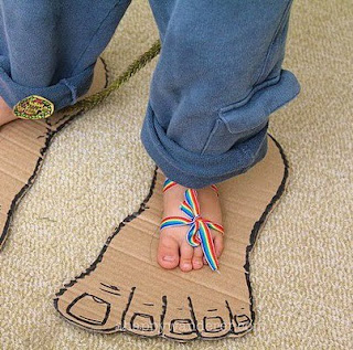 CADENA DE IDEAS (Pies de cartón) :Ayudando a mi hijo a comprender el mundo