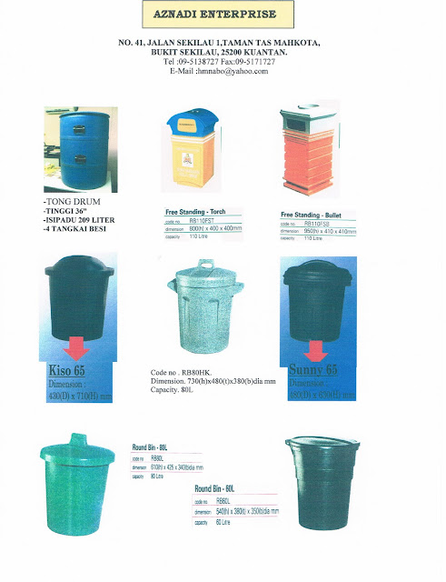 PEMBEKAL TONG SAMPAH , ALATAN DAN BAHAN PENCUCIAN: PELBAGAI JENIS TONG ...