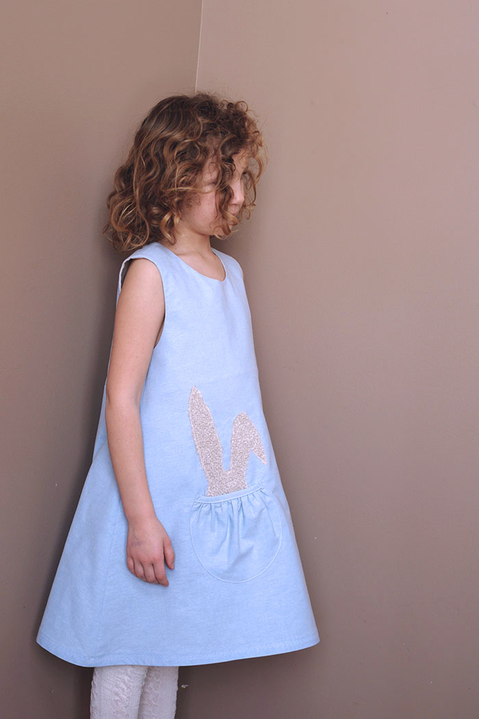 A Bunny in a Bubble Pocket - a Free Pattern and Tutorial. - Coffee+Thread