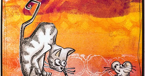 Op mijn hobbyzolder: Kat en muis