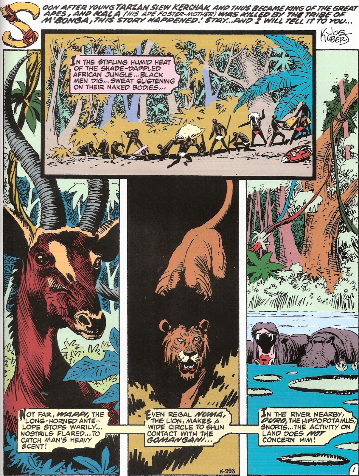Bronze Age Babies: Dang, Those Are Cool-Looking Animals! Tarzan 212