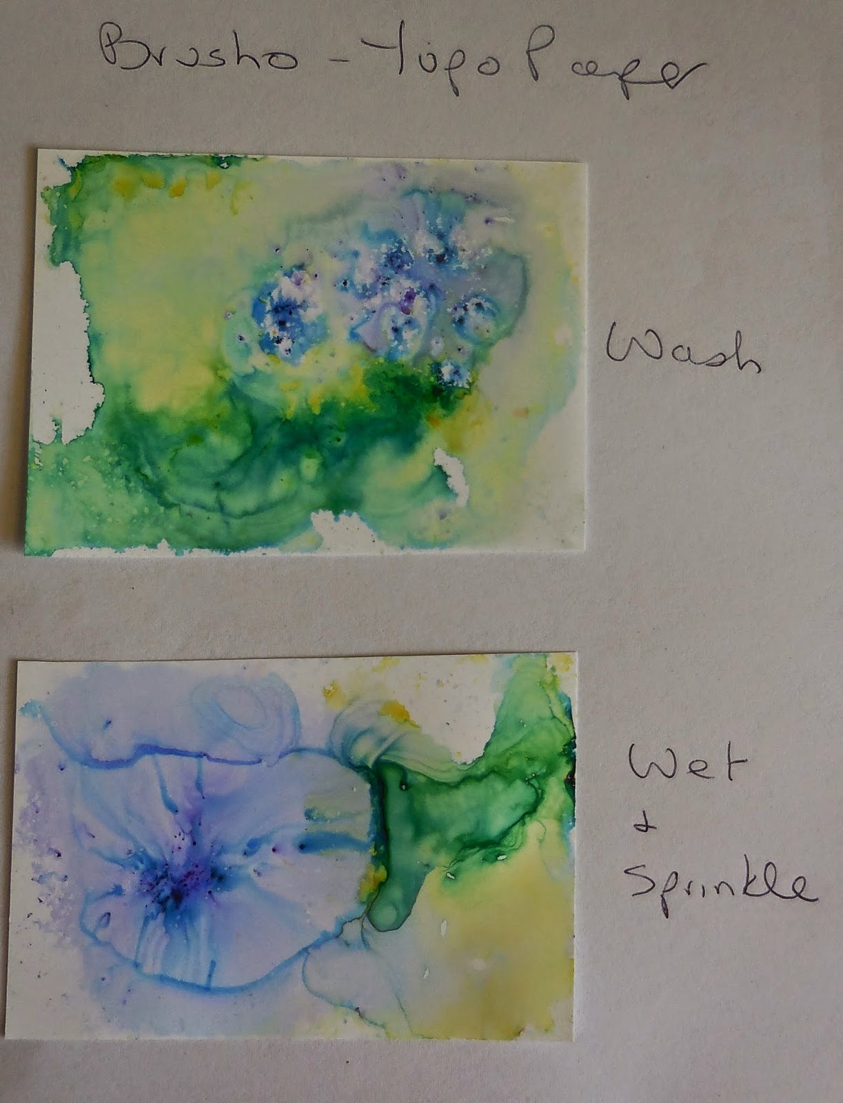 Ink, Paint & Me: Brusho workout!