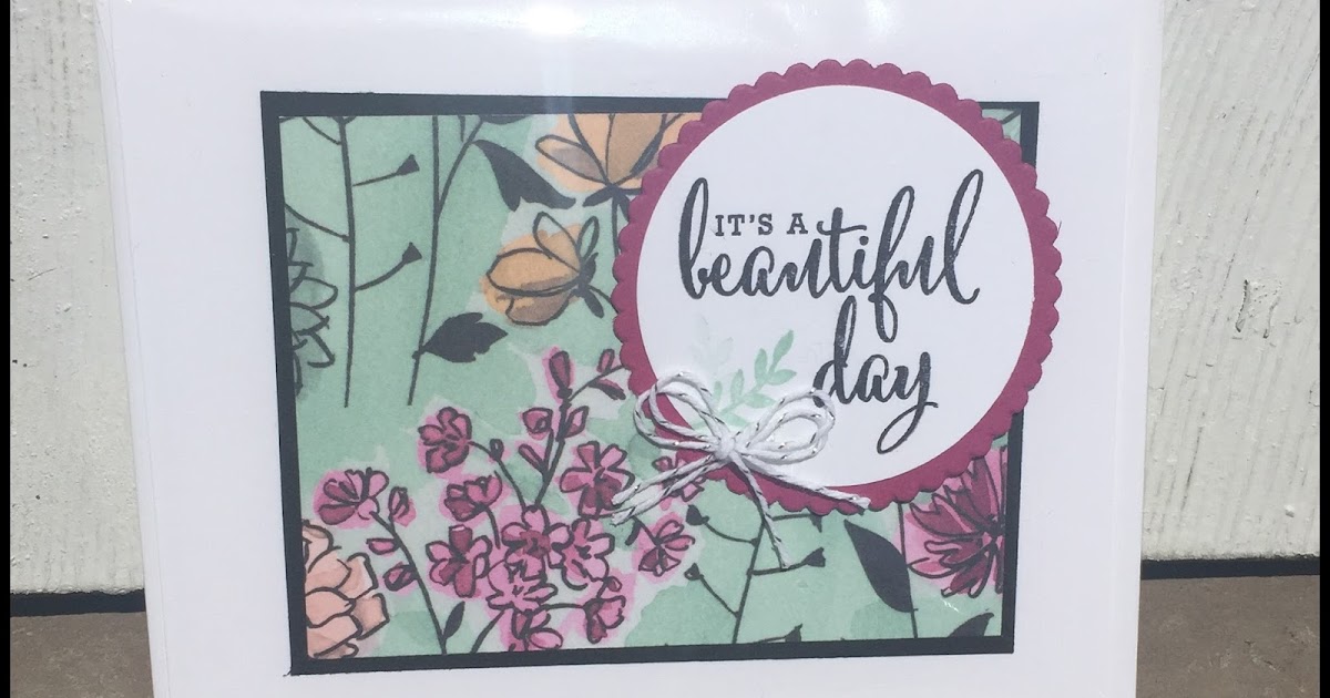 LCDesigns: It's a beautiful day card