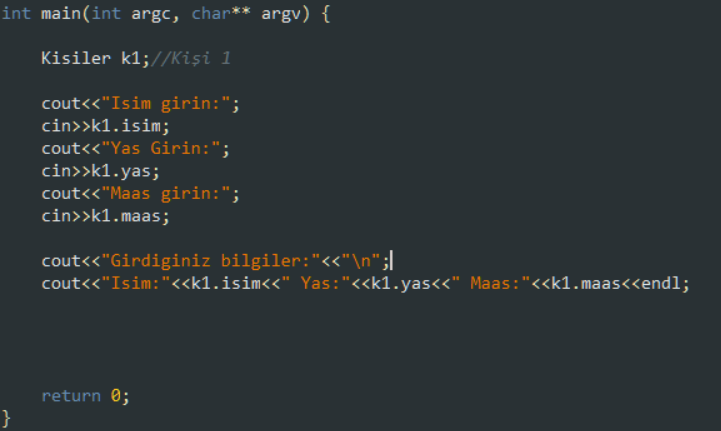 C Structures