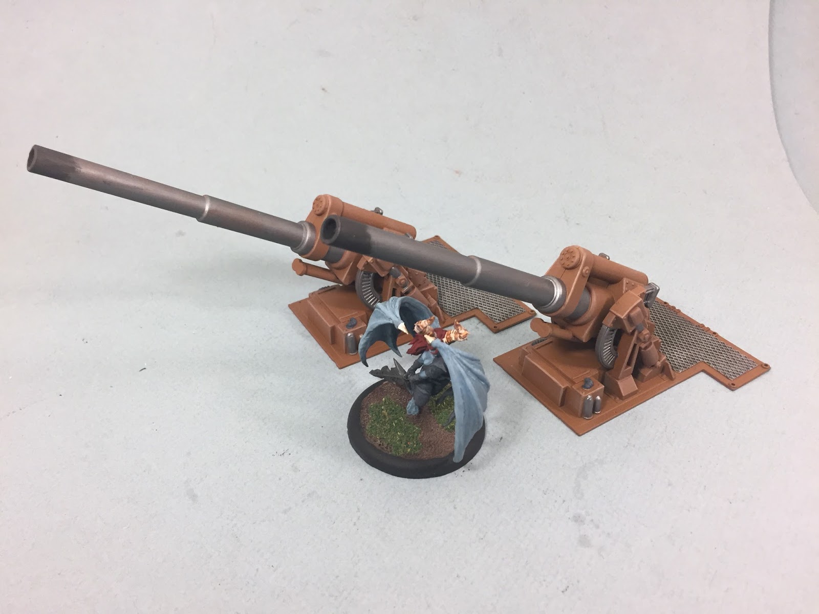 Itty Bitty Soldiers: 40k and Malifaux: Earthshaker Batteries and Alt Nekima