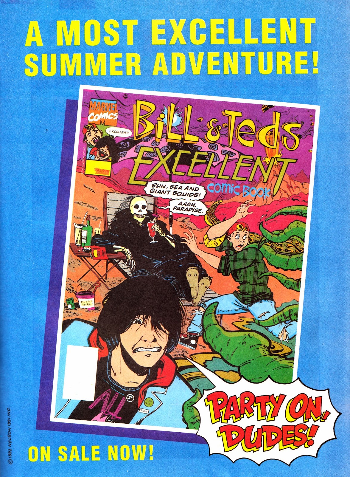 STARLOGGED - GEEK MEDIA AGAIN: 1992: BILL & TED'S EXCELLENT COMIC BOOK ...