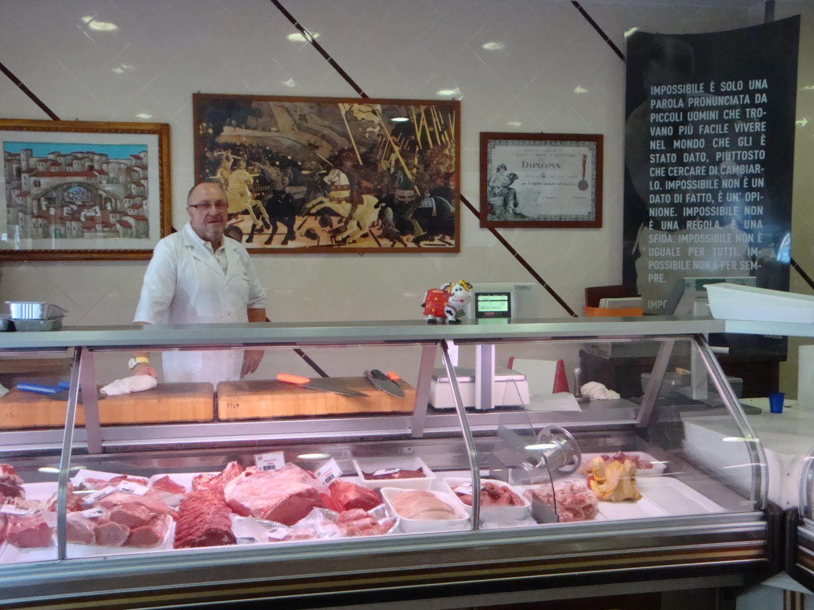 Verso Italy: Macelleria "Buccioni", ("Buccioni's Butcher's Shop") Via ...