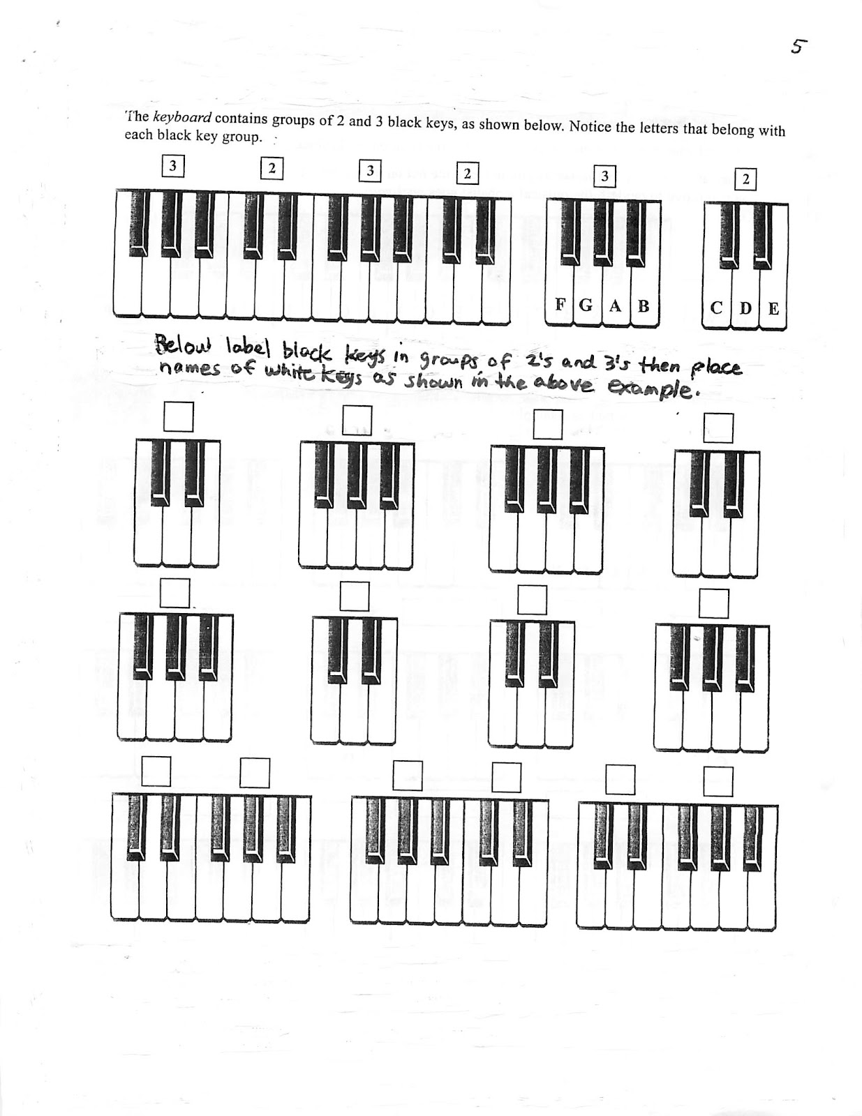 Miss Jacobson's Music: THEORY #2: MUSICAL ALPHABET ON THE KEYBOARD ...