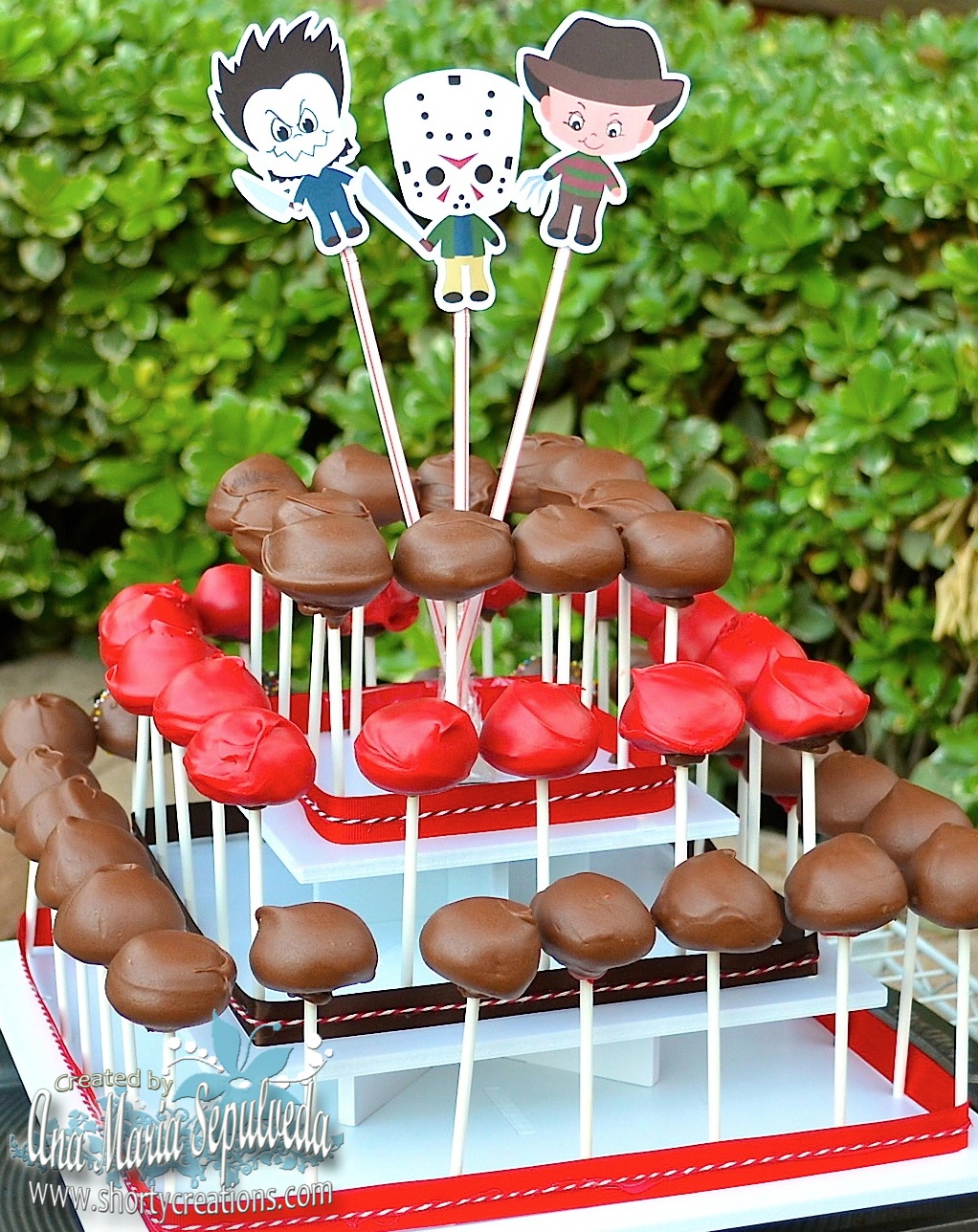 SHORTY CREATIONS: Movie Monster Cake Pops