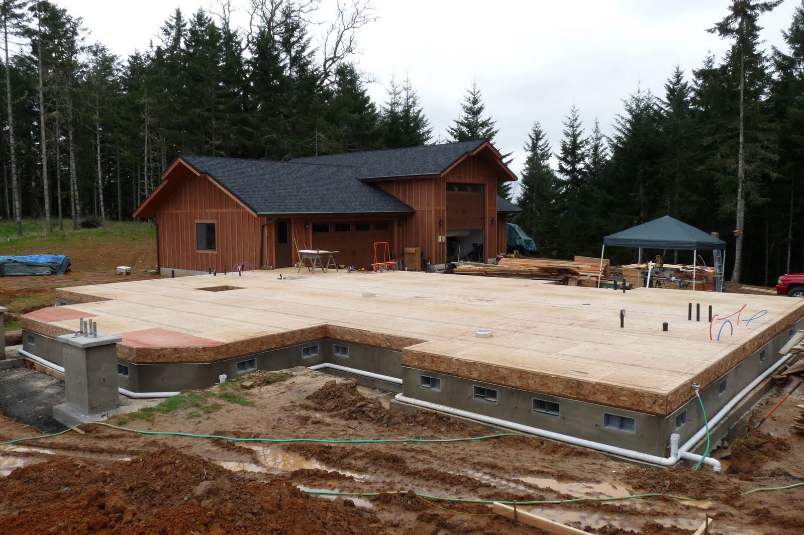 Building Our Dream Home: Subfloor (First Floor)