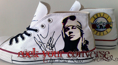 Converse All Star Customizado - Rock Your Converse!: Axl Rose (Guns N ...