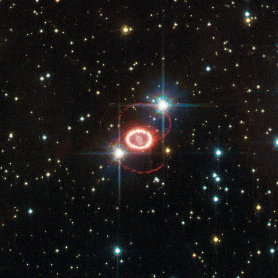 Ça se passe là haut: SN 1987A : une Supernova fortement asymétrique