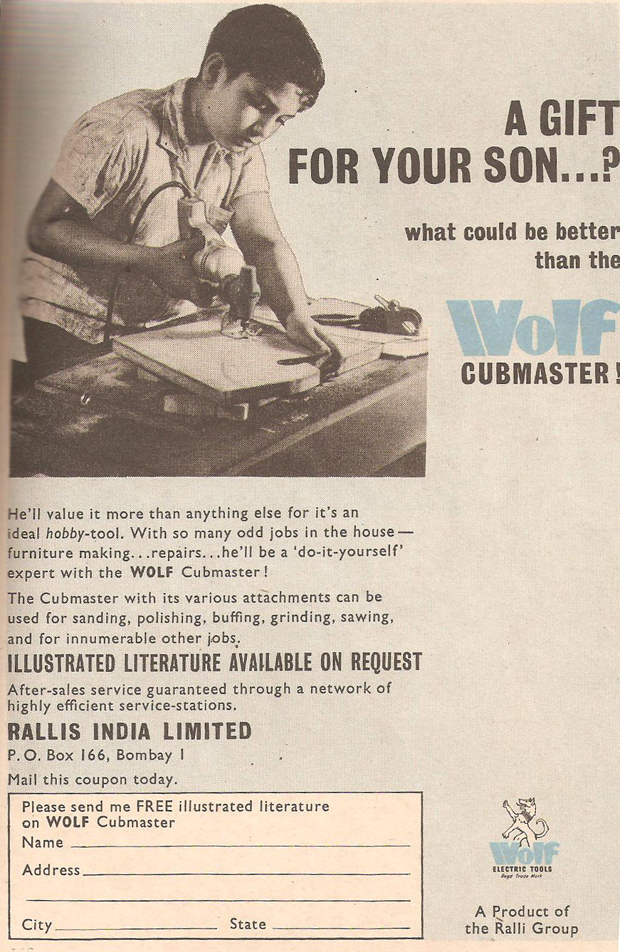 Wolf Vintage Magazine Advertisement - Classic Indian Advertisements