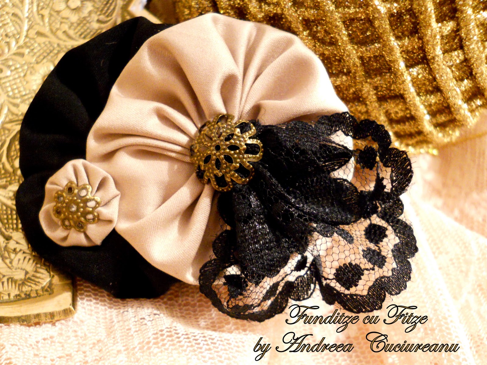 Funditze cu fitze: F 133 Brose din material textil