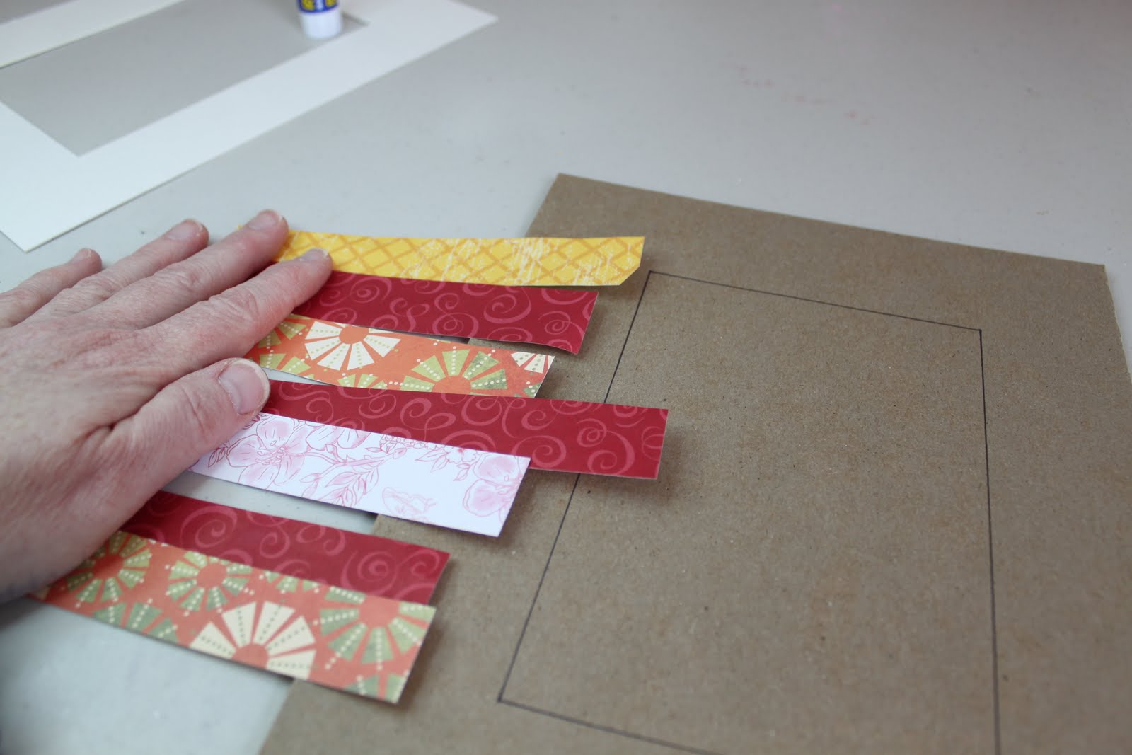 The Creativity Greenhouse: Paper Strip Collages, Part 1